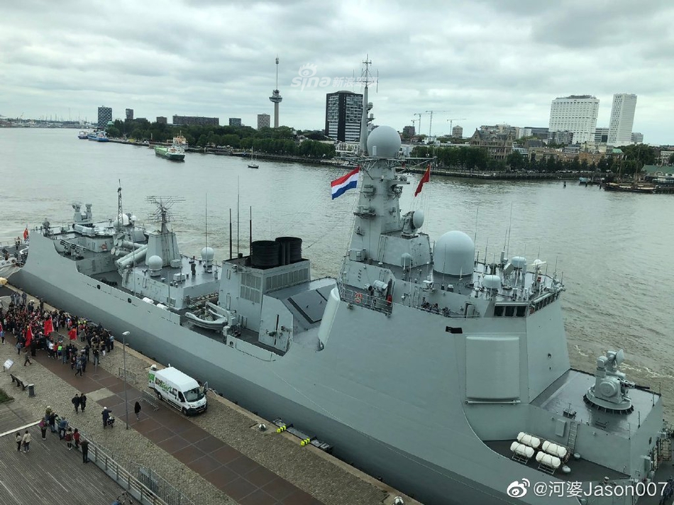 一艘神盾闯天涯！中国海军052C西安舰抵达荷兰进行访问——上海热线军事频道